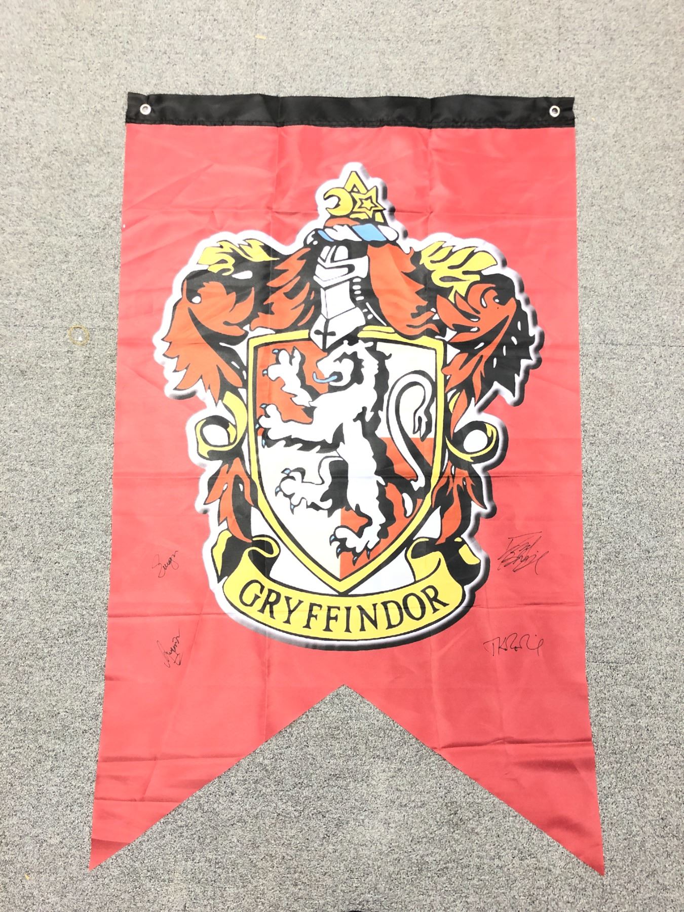 Harry Potter JK Rowling Emma Signed flag