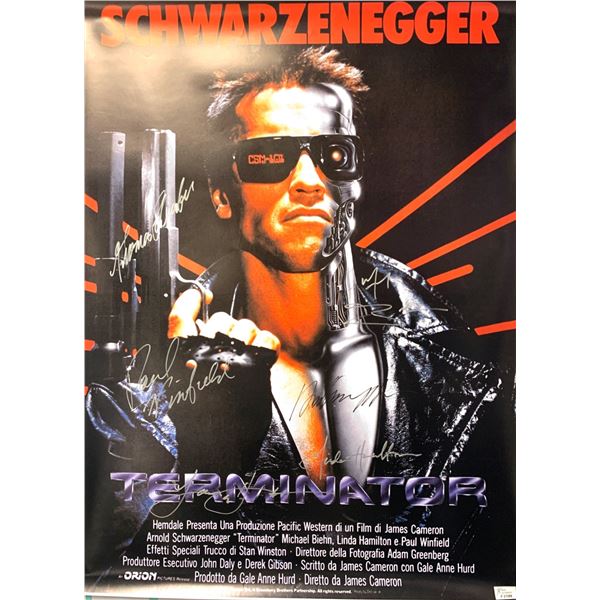 Autograph Terminator 1 Poster