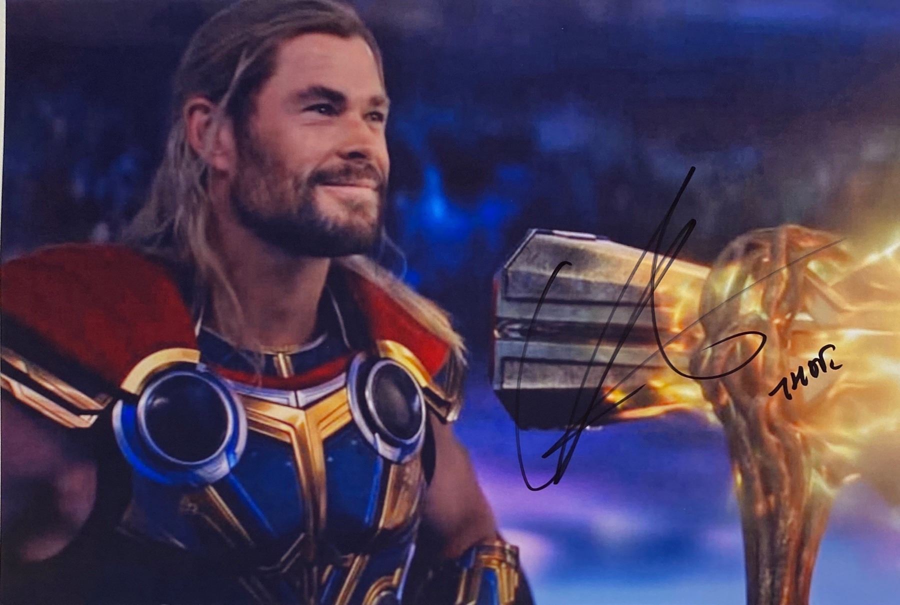 Autograph Signed Thor 4 Photo