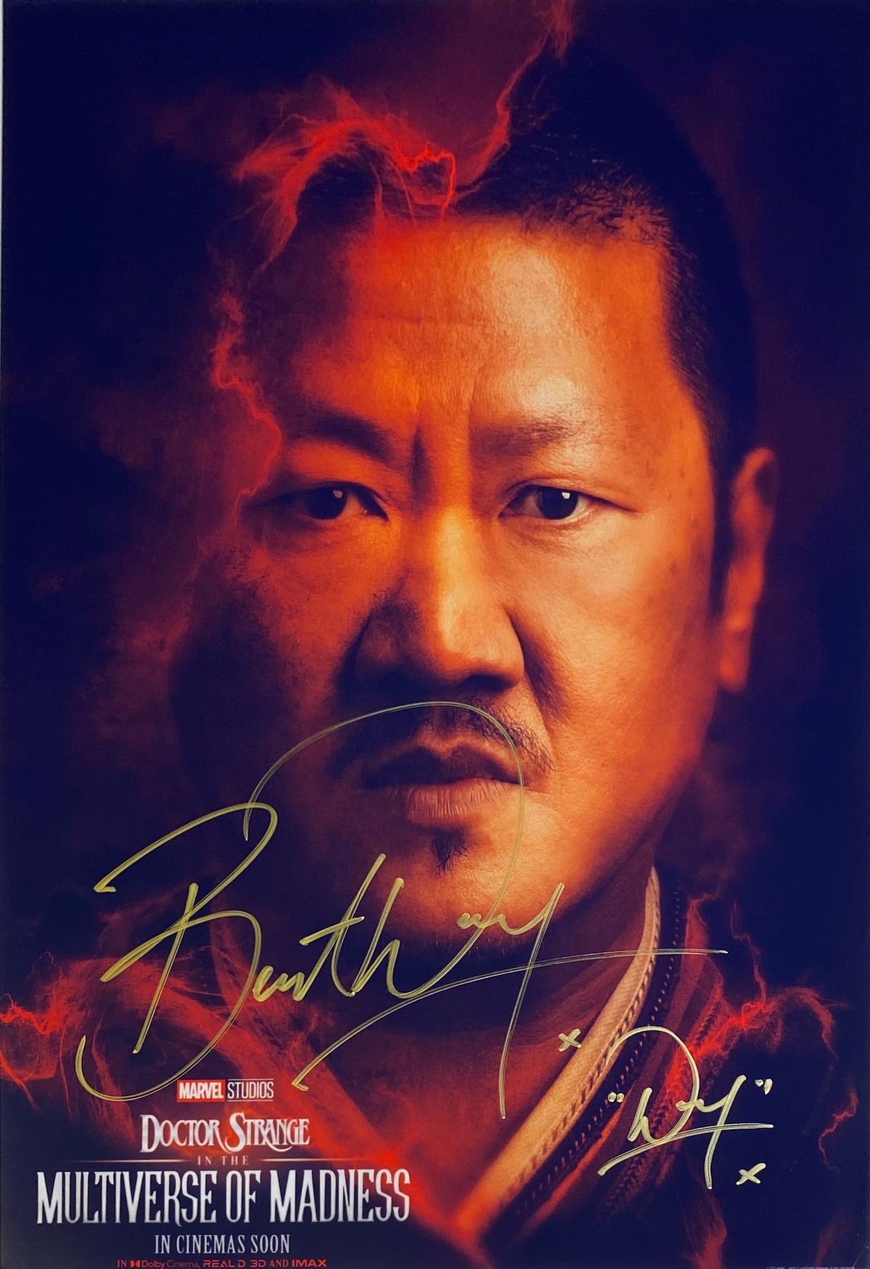 Autograph Signed Doctor Strange in the Multiverse of Madness Photo