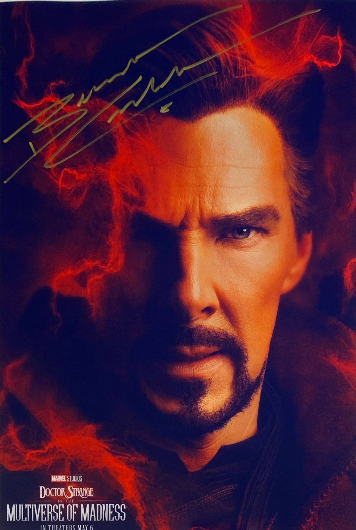 Autograph Signed Doctor Strange in the Multiverse of Madness Photo