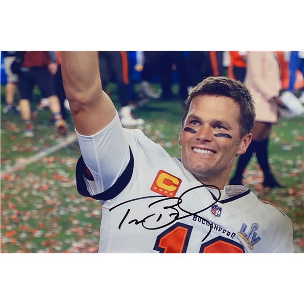 Autograph Signed Tom Brady Photo
