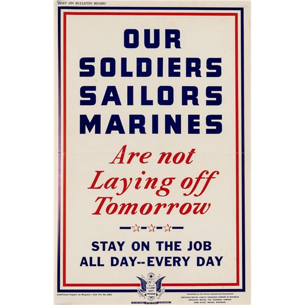 WWII HOMEFRONT PROPAGANDA POSTERS (2)