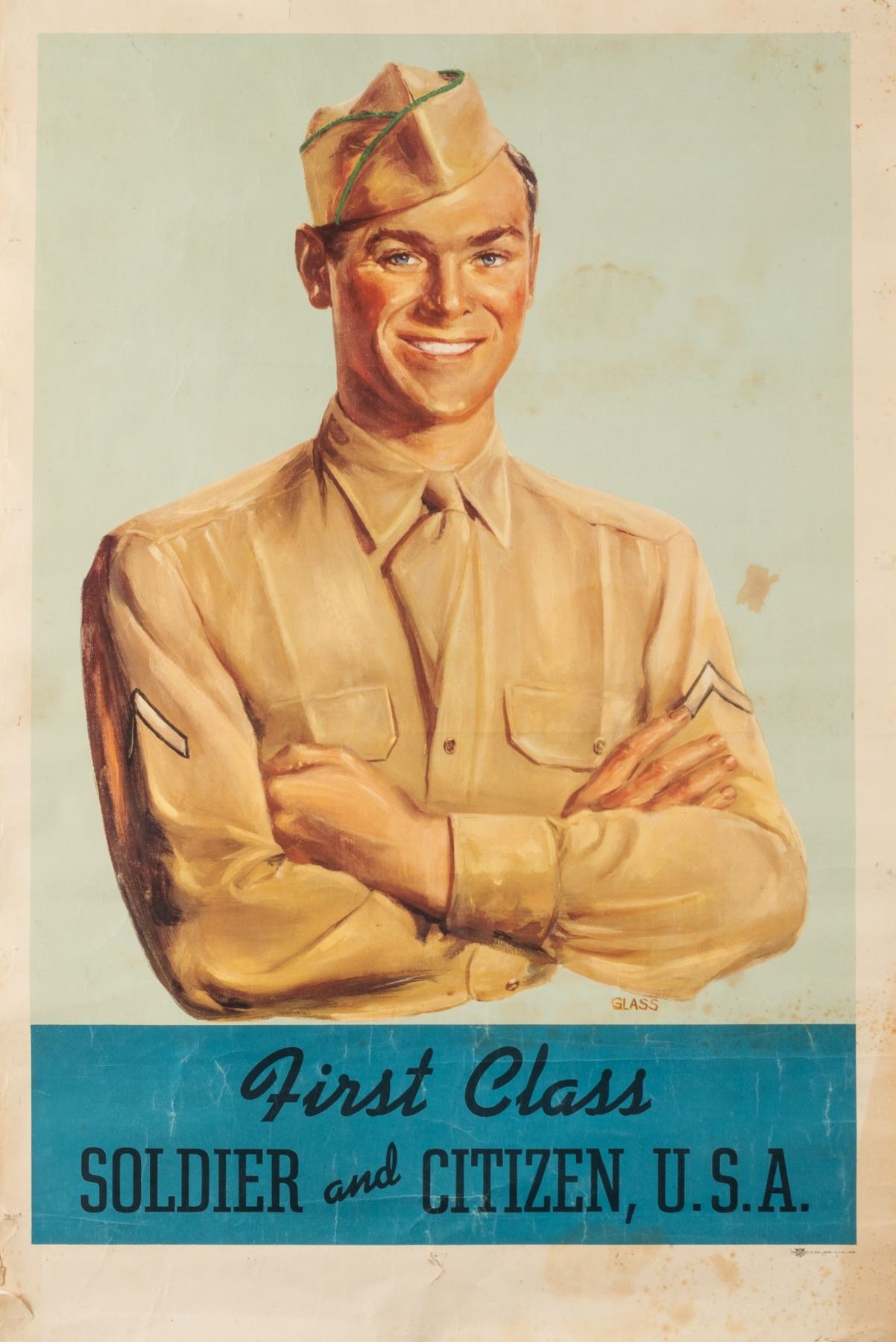 FIRST CLASS SOLDIER U.S. ARMY RECRUITMENT POSTER