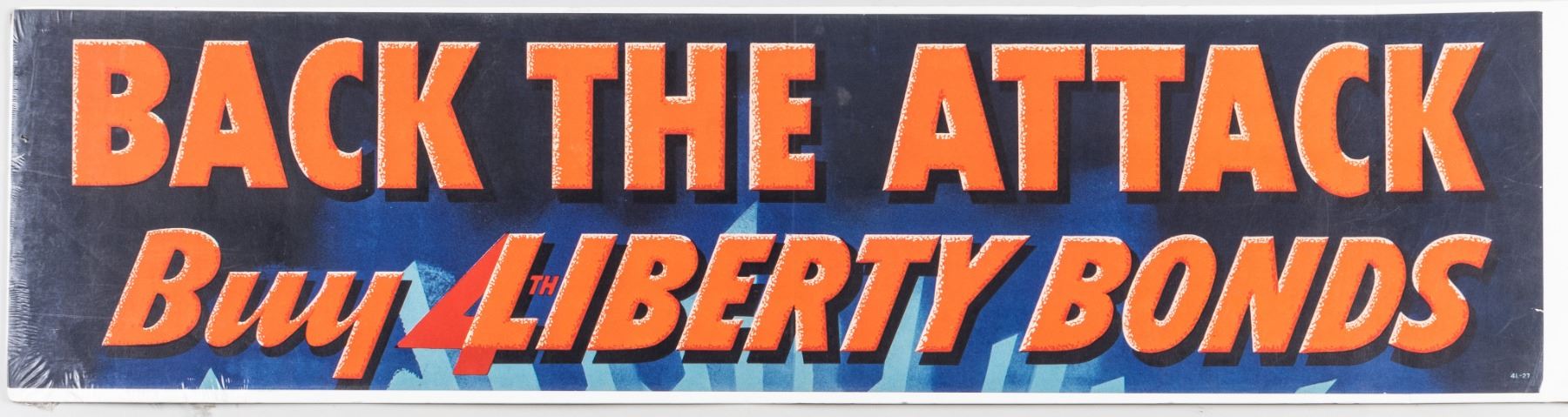 BACK THE ATTACK BUY LIBERTY BOND POSTER