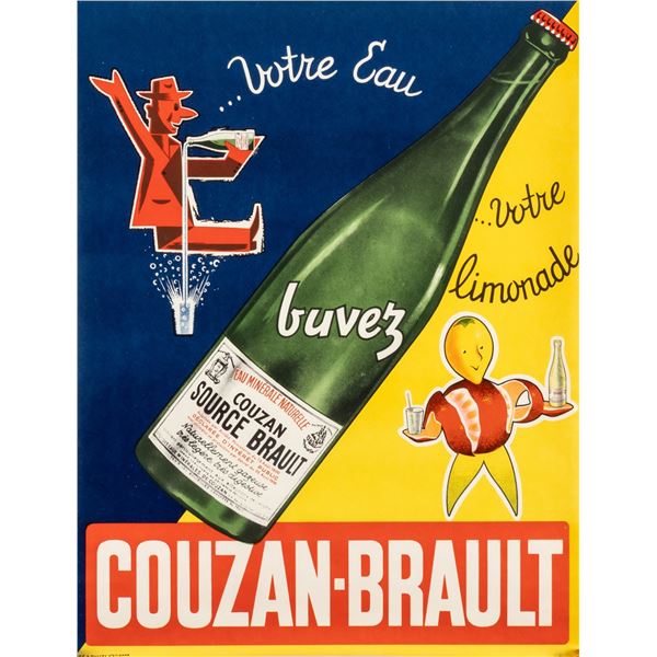 FRENCH COUZAN-BRAULT ADVERTISEMENT POSTER