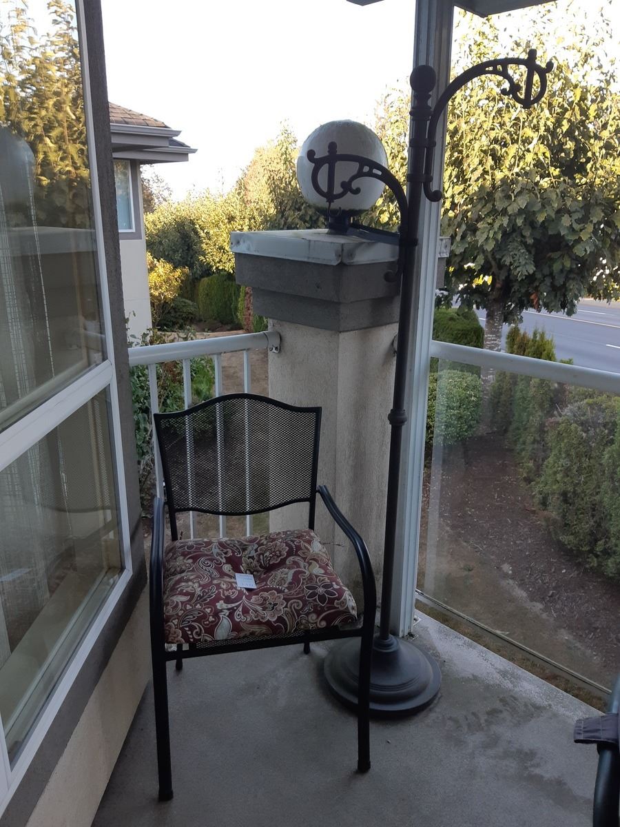 Metal Plant Pole & Chair Cat C