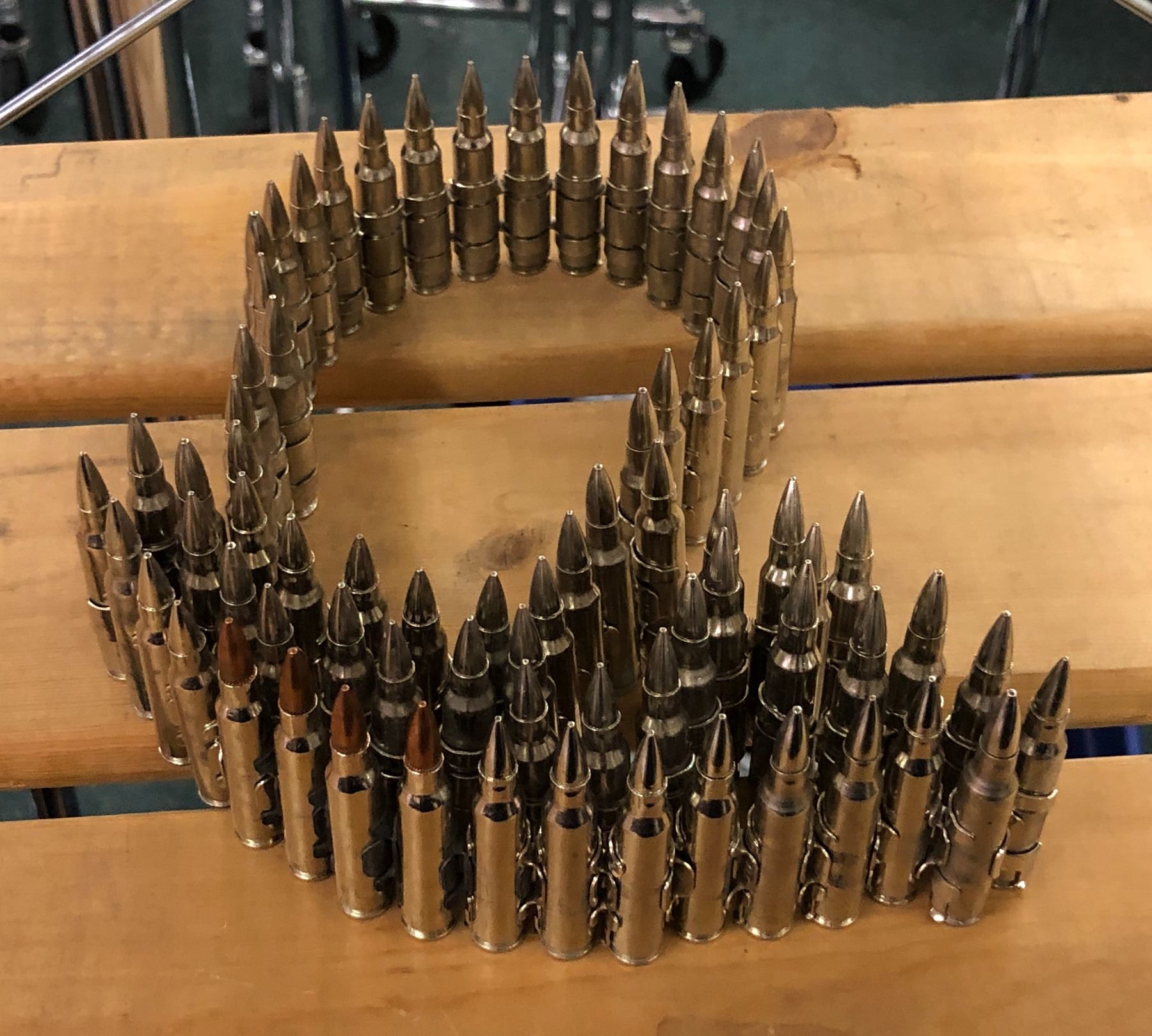 "Superheroes Show" - Metal bullets prop belt