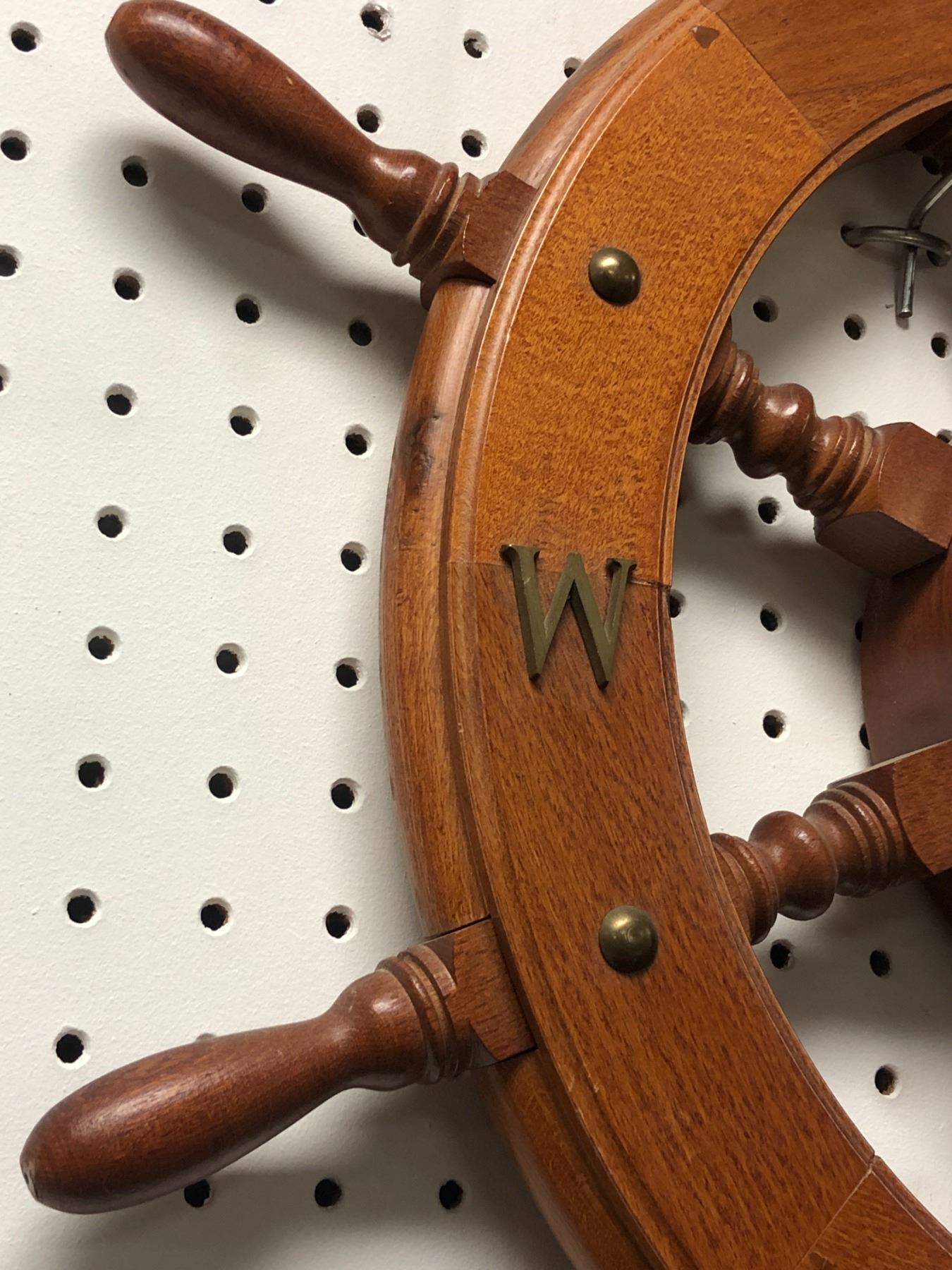 "The Horror Show" - Brom pirate boat ship wheel wall clock