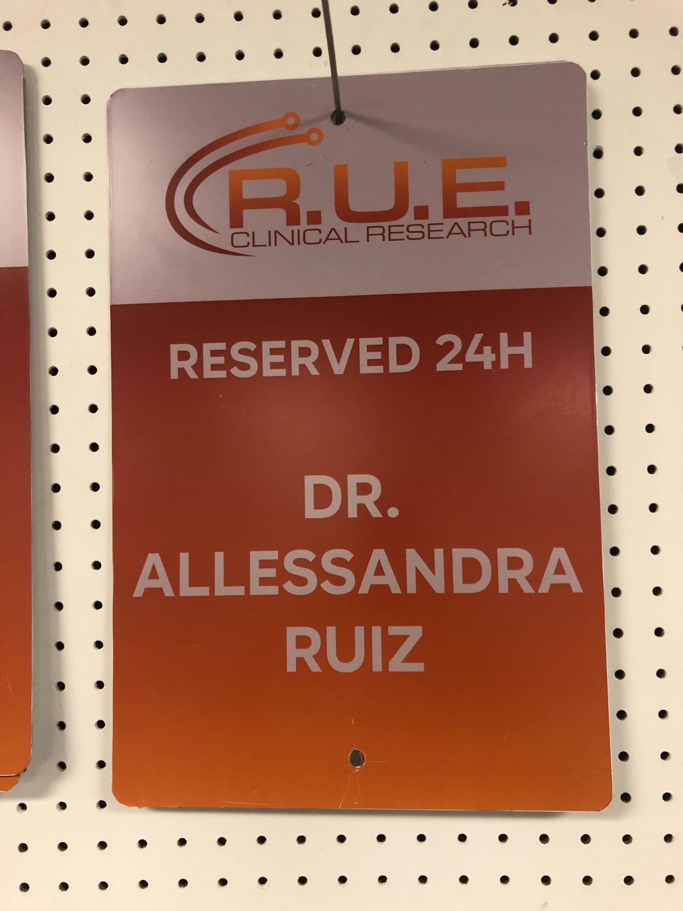 "The Horror Show" - Group of R.U.E. Clinical Research signage