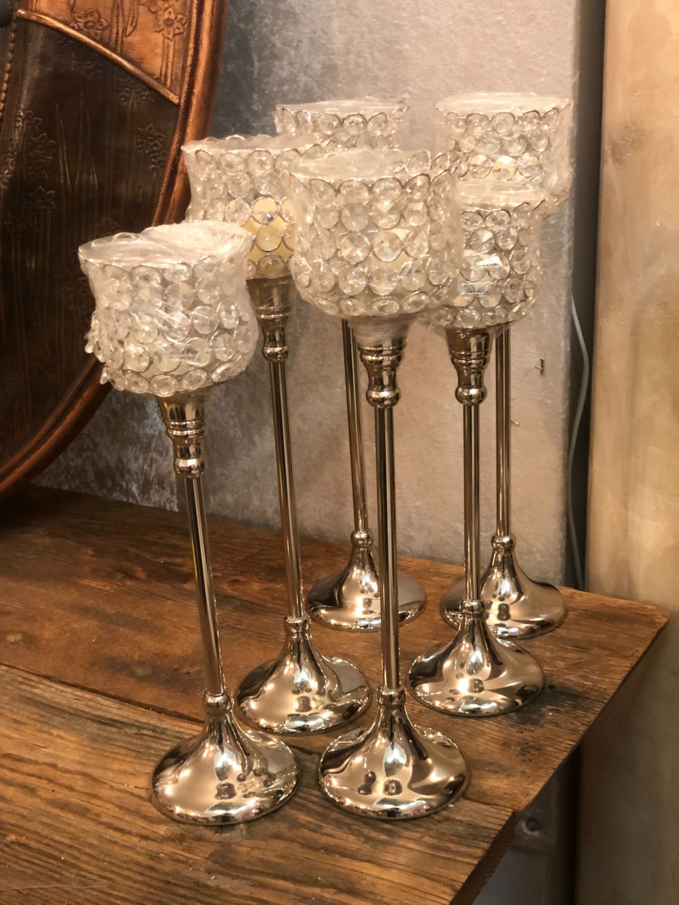 "Snowpiercer" 1st Class - Group of 6 candle holders