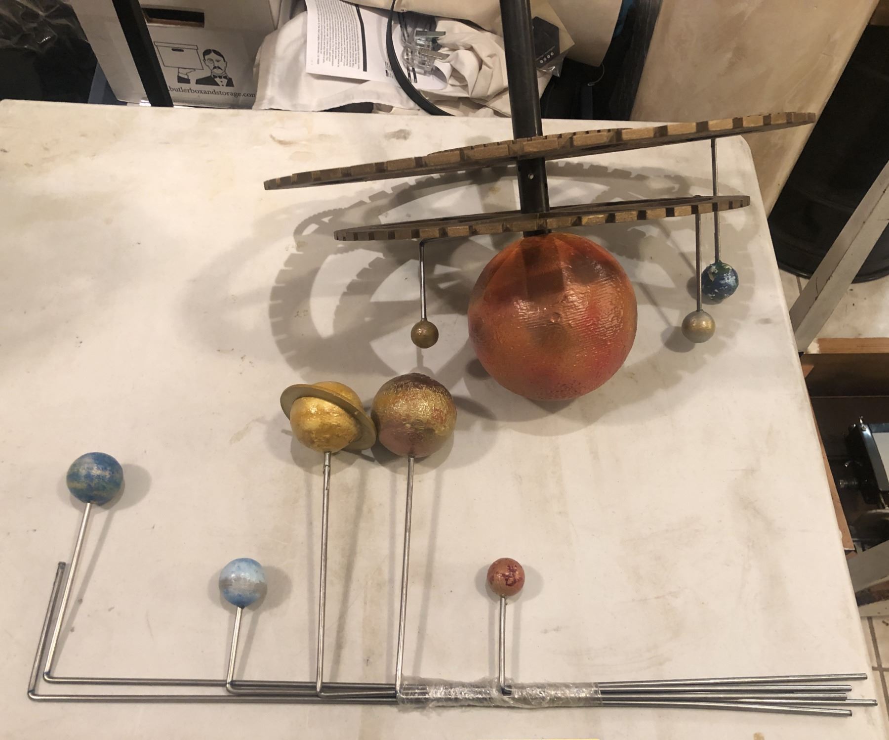 "Snowpiercer" - Educational solar system prop