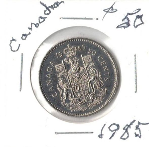 1985 Canada Fifty Cents