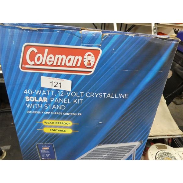 Coleman 40w 12V crystalline solar panel kit