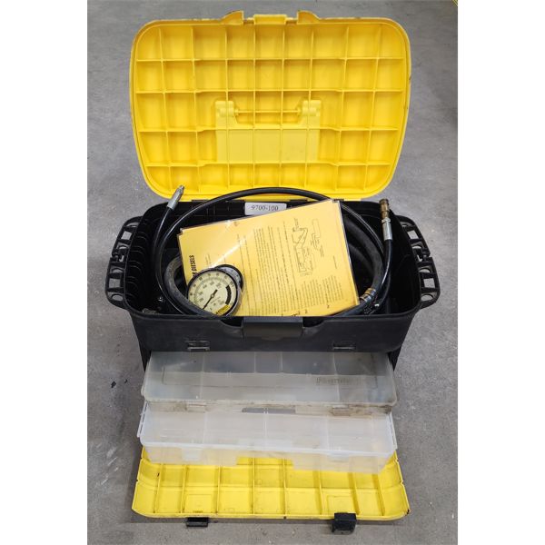 YELLOW/BLACK TOOL BOX W/ ORGANIZERS