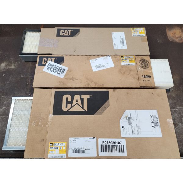3 CATERPILLAR AIR FILTERS NEW OPEN BOXES