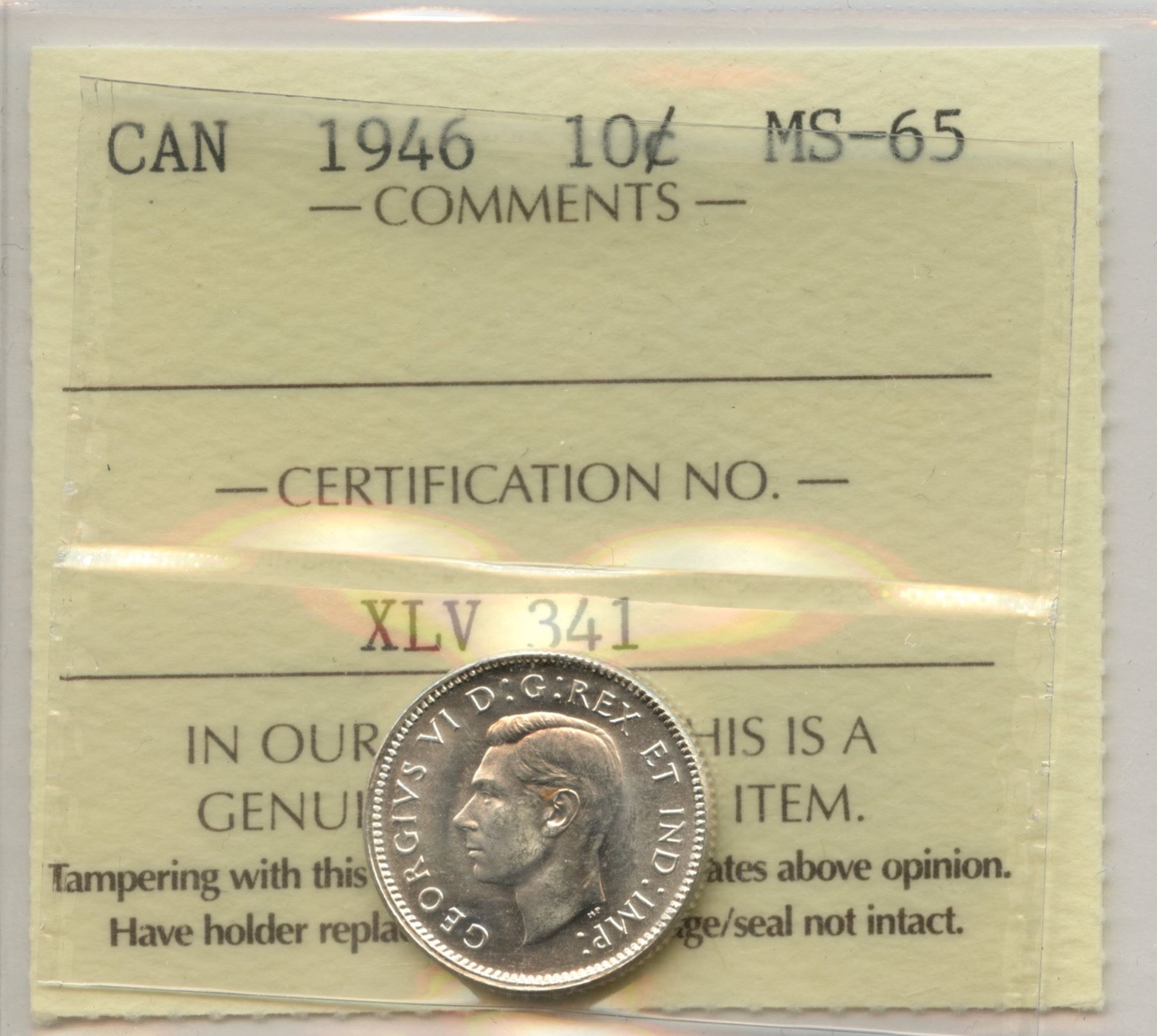 1946 Ten Cents Geoffrey Bell Auctions 1946-ten-cents-geoffrey-bell-auctions