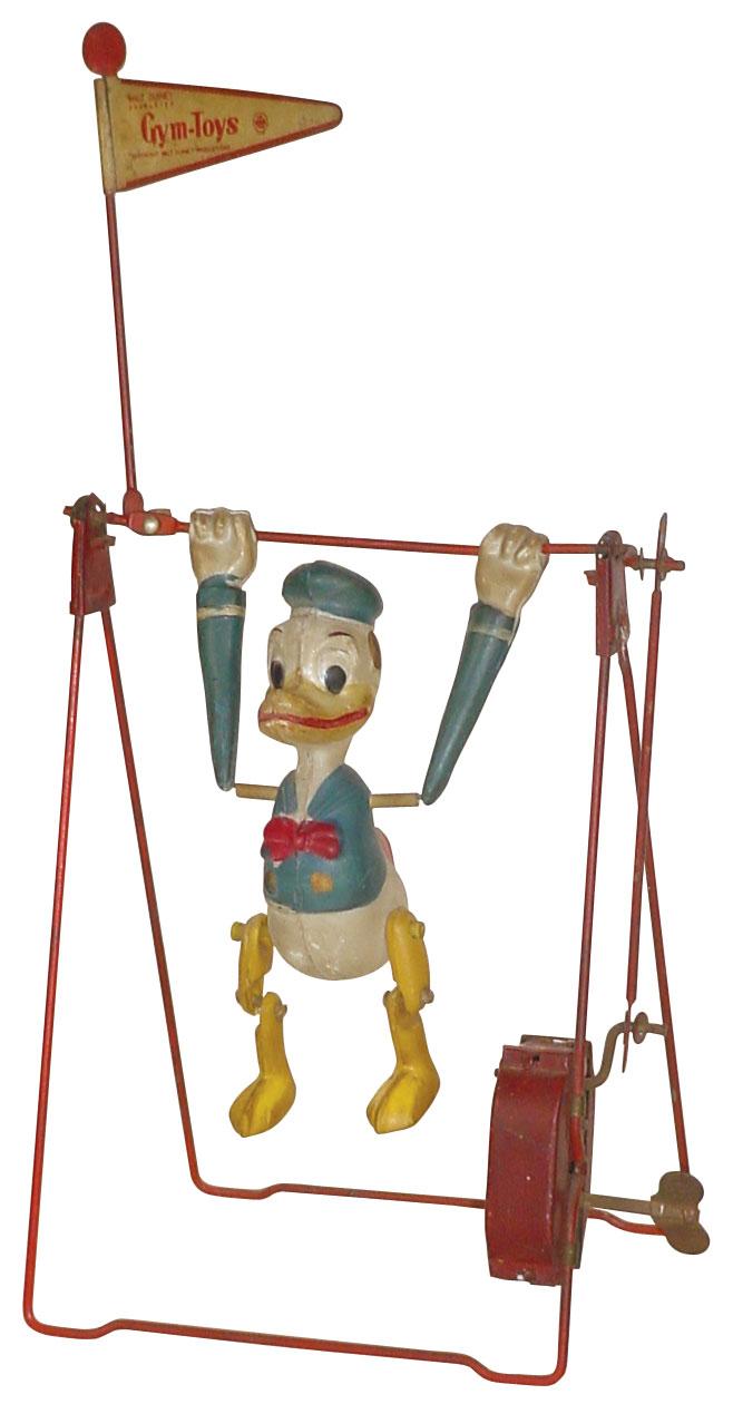Toys (2), Walt Disney Gym-Toys Donald Duck Acrobat & King Features ...