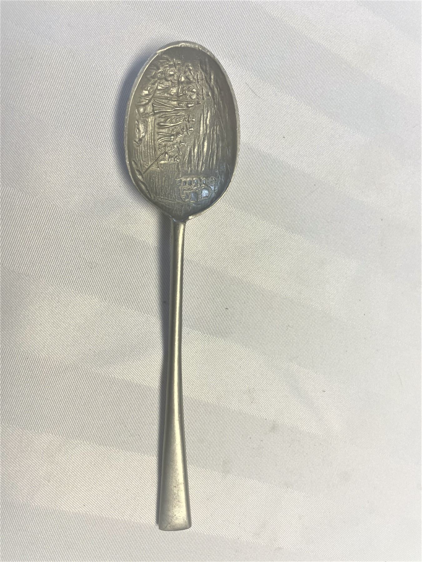 American Pewter Co. Spoon Pilgrim Landing 1620 Claw On Back