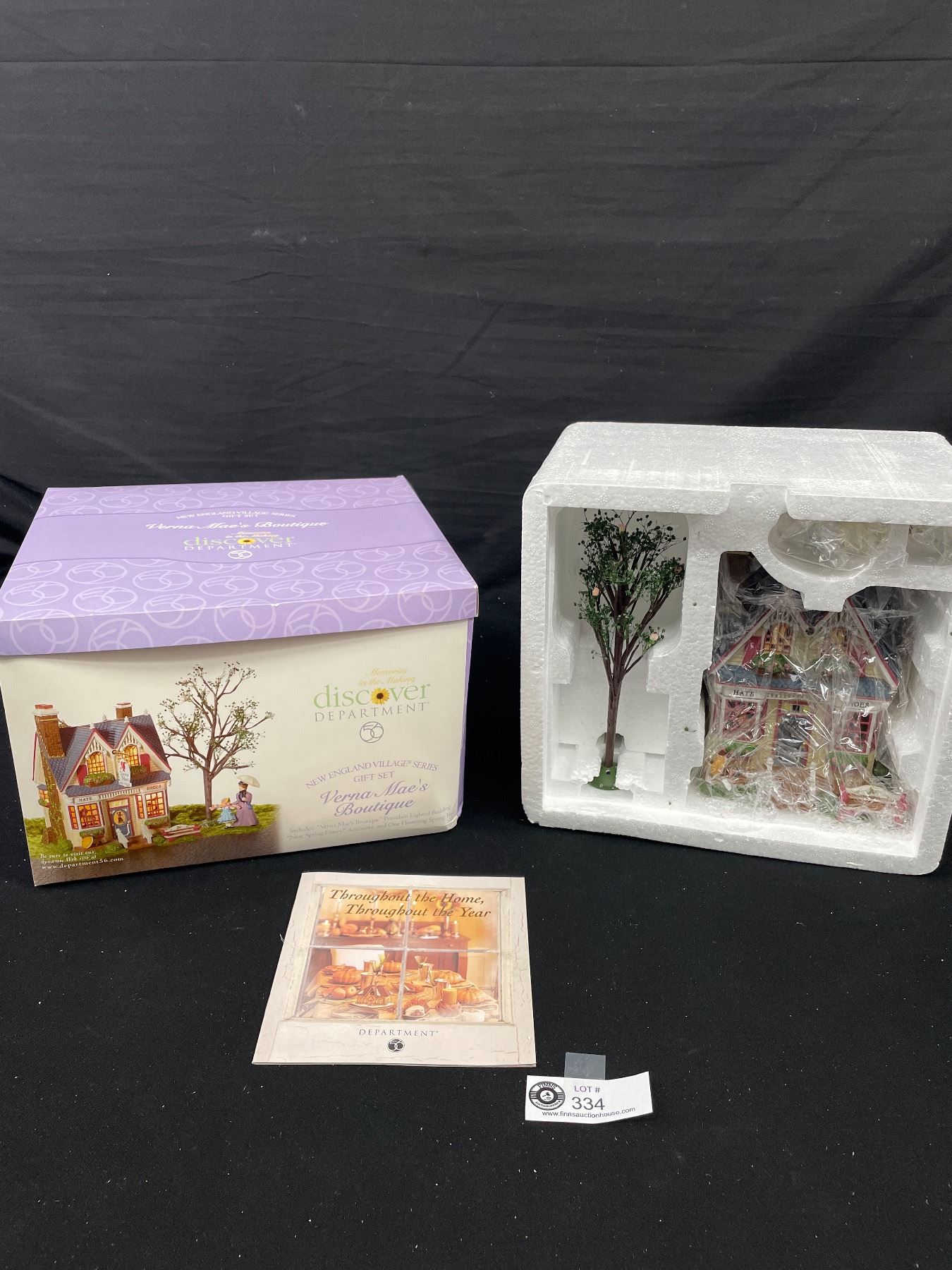 Discover Department 56 Special Edition Gift Set. "Verna Mae's Boutique"