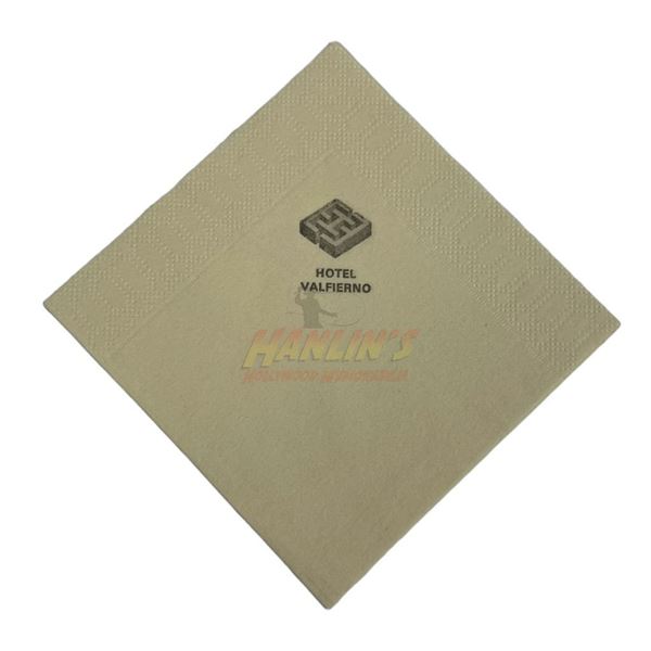 Inception (2010) - Hotel Valfierno Bar Napkin