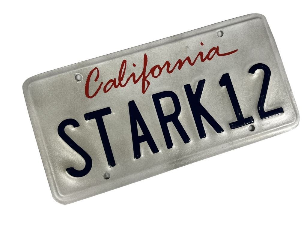 Iron Man Cinematic Universe - STARK 12 License Plate
