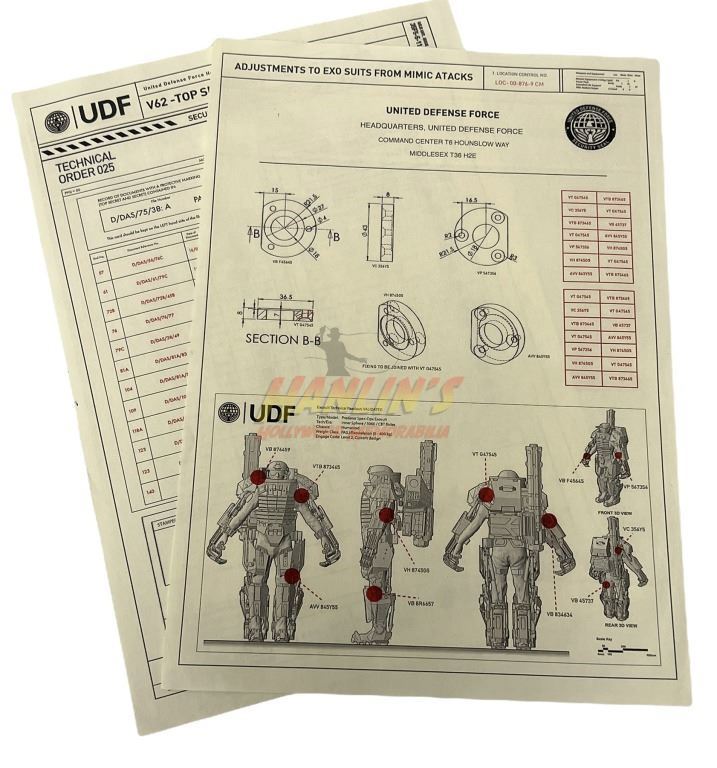 Edge of Tomorrow (2014) - United Defense Force Top Secret Exo Suit ...