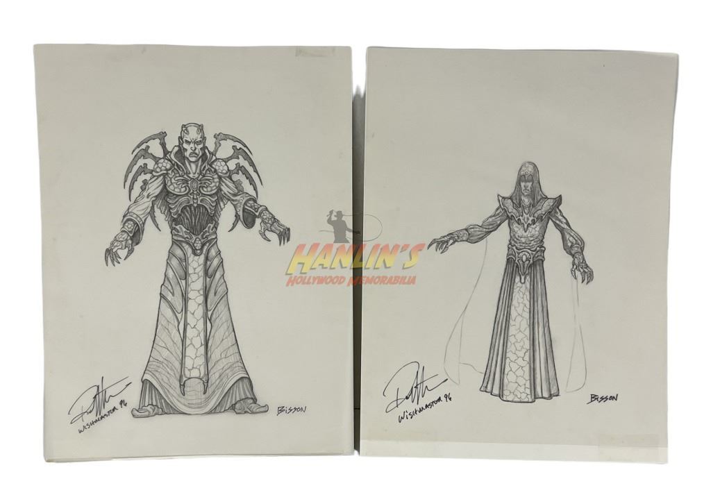 Wishmaster (1997) - Set of 2 Djinn Concept Artwork