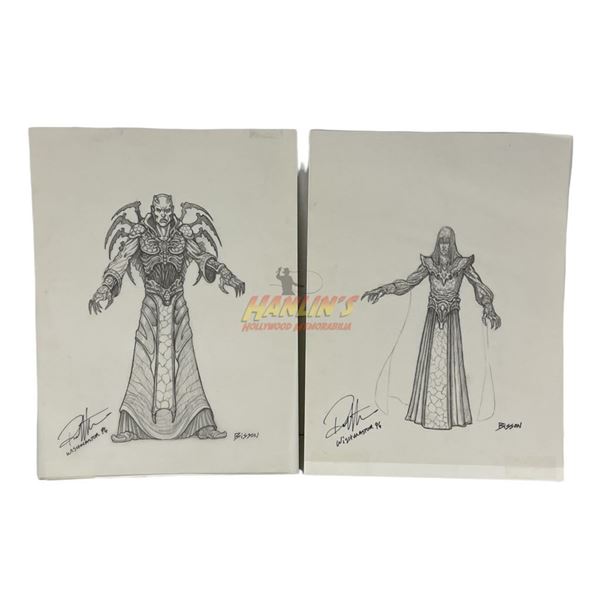 Wishmaster (1997) - Set of 2 Djinn Concept Artwork