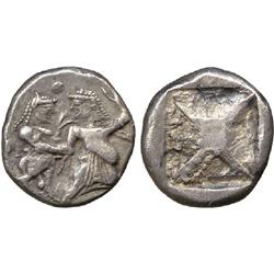 COINS. Ancient Greek. Macedonia, “Lete” (c.500-480 BC), Silver Stater ...