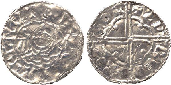 COINS. ANGLO-SAXON COINS. Cnut (1016-1035), Penny, quatrefoil type ...