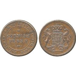 TOKENS. BRITISH 19TH CENTURY TOKENS. Cornwall, Dolcoath Mine, Copper ...