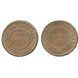 TOKENS. BRITISH 19TH CENTURY TOKENS. Warwickshire. Birmingham ...