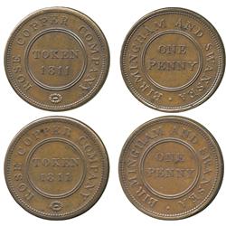 TOKENS. BRITISH 19TH CENTURY TOKENS. Warwickshire. Birmingham, Rose ...