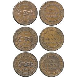 TOKENS. BRITISH 19TH CENTURY TOKENS. Warwickshire. Birmingham, Union ...