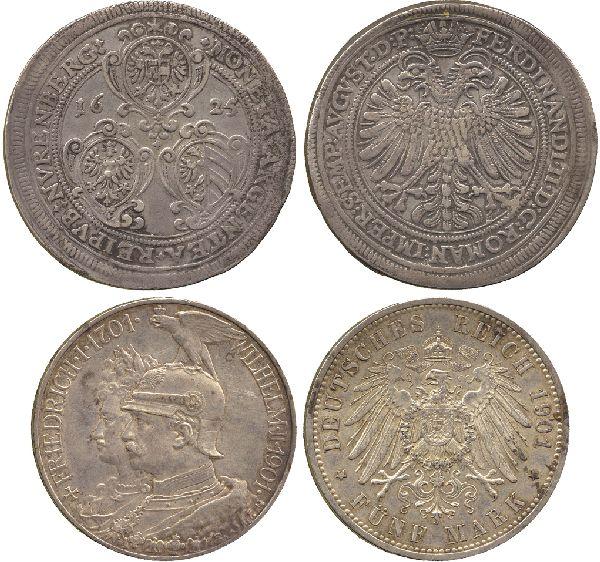 COINS. Germany. Nürnberg, Thaler, 1625, in the name of Ferdinand II ...