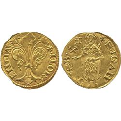 COINS. Italy. Florence, Republic, Gold Fiorino largo, undated (1526 ...