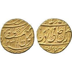 INDIAN COINS. PRINCELY STATES. Awadh, Gold Mohur, 10.79g, Najibabad, in ...