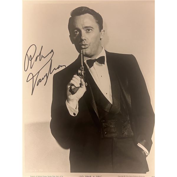 The Man from U.N.C.L.E. Robert Vaughn signed photo