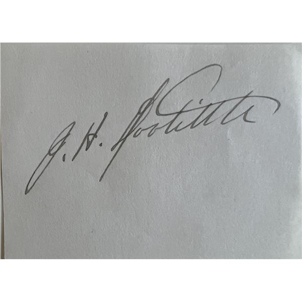 Jimmy Doolittle original signature. GFA authenticated Jimmy Doolittle original signature. GFA authenticated