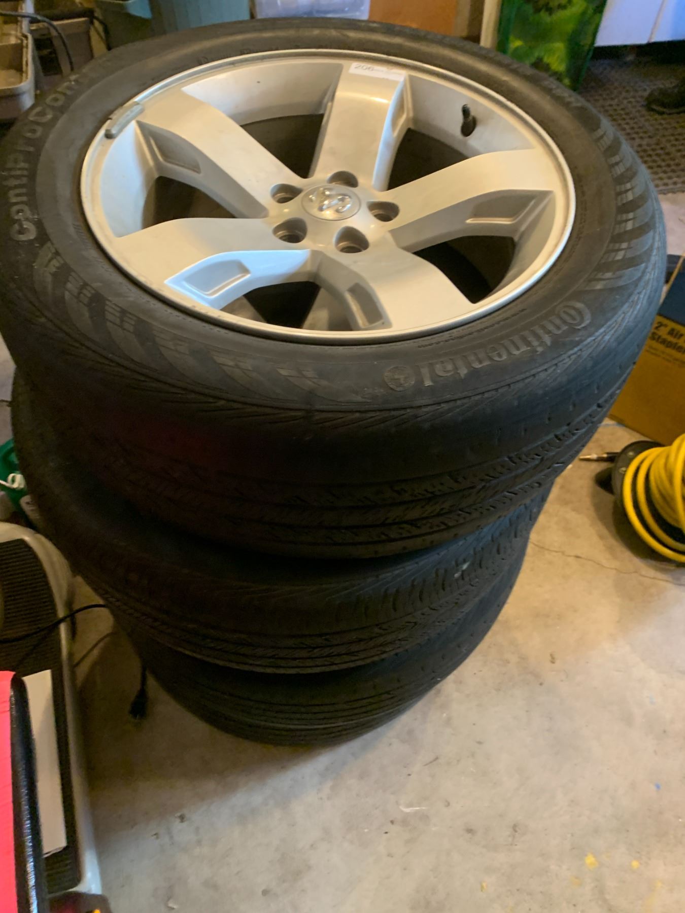 P225 60 R18 99H M.S Radial Tires With Four OEM Dodge Rims - Beck ...