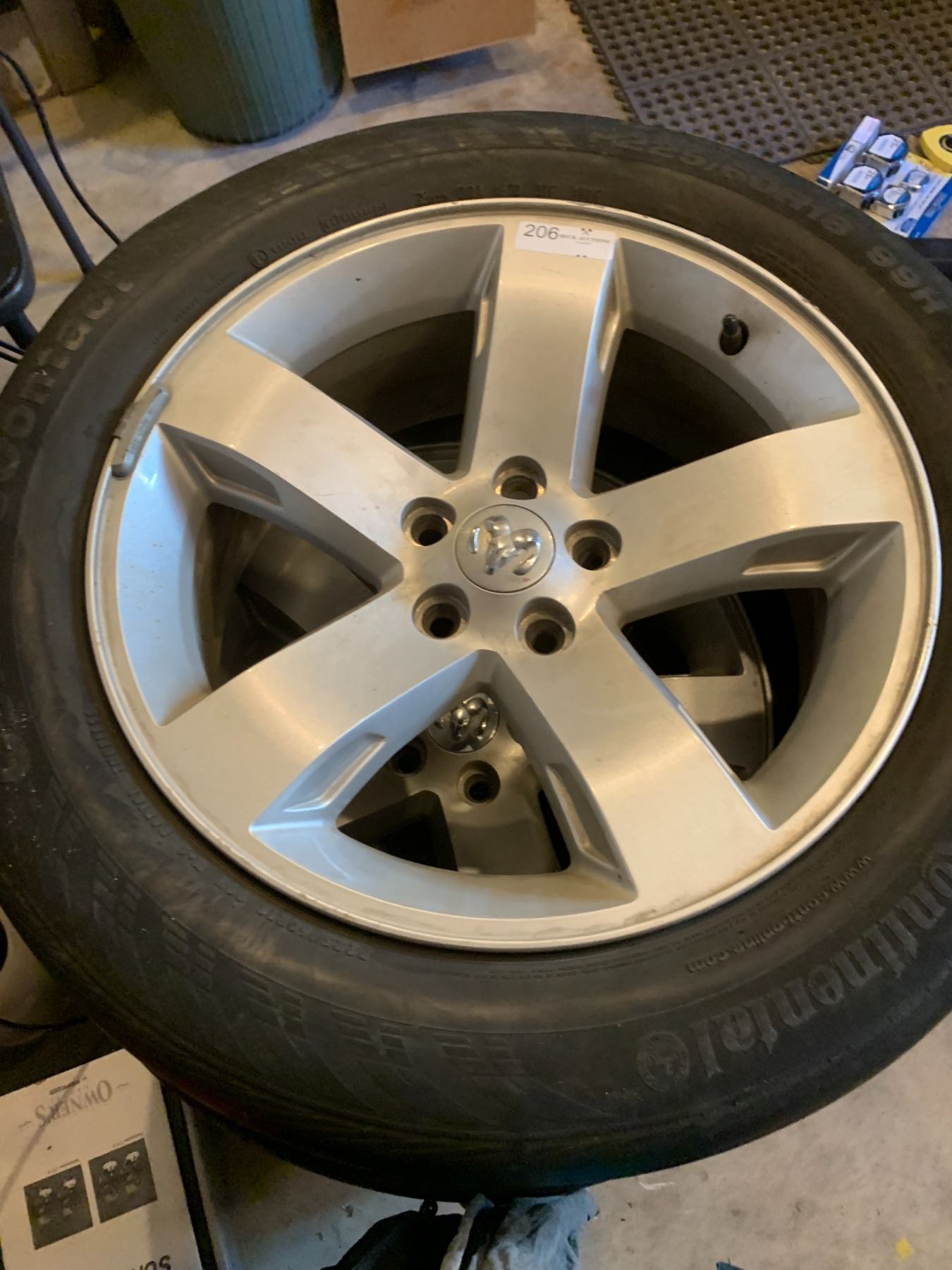 P225 60 R18 99H M.S Radial Tires With Four OEM Dodge Rims - Beck ...