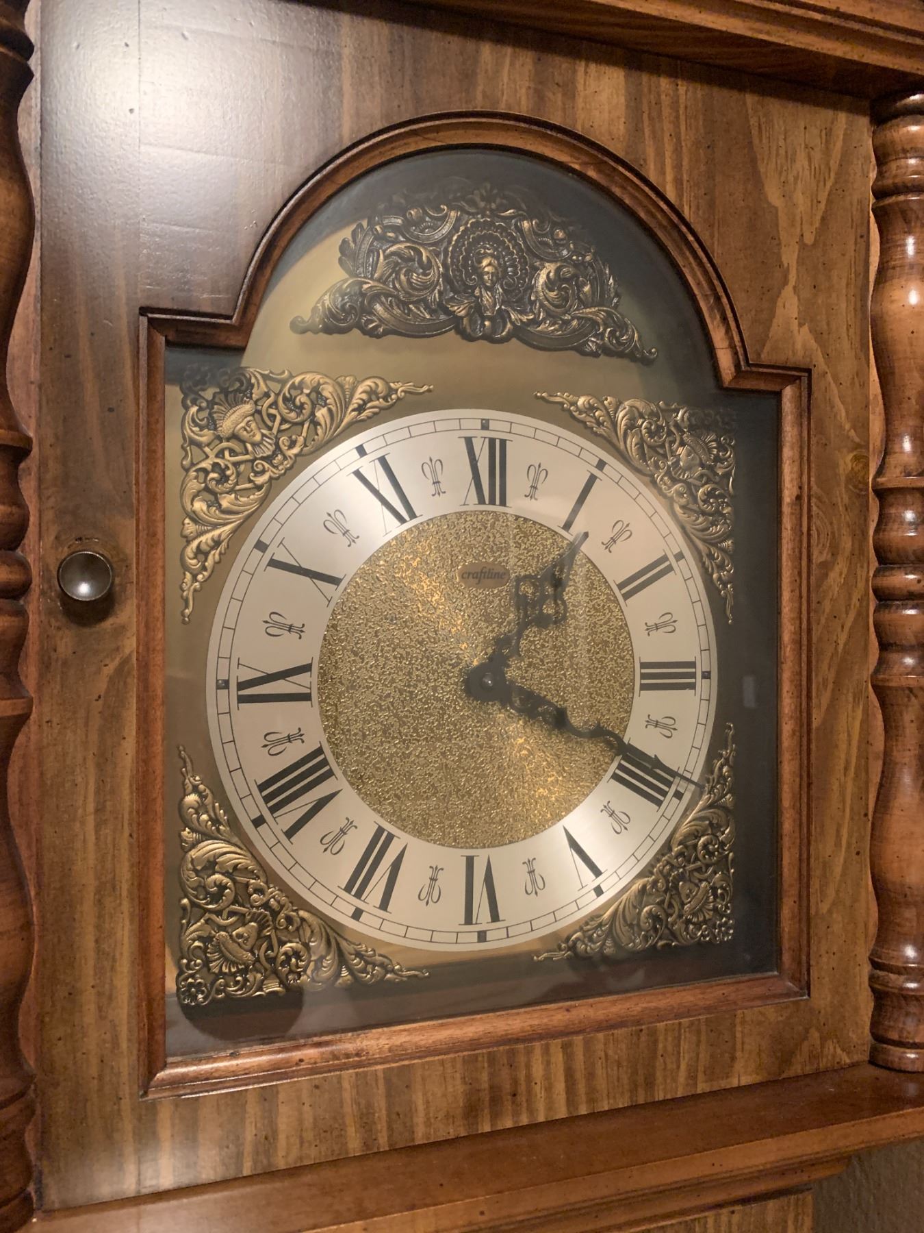 Brand New Craftline Grandfather Clock Out Of The Box Brand New Craftline Grandfather Clock Out Of The Box