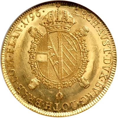 Austrian Netherlands. 1 Souverain d'or, 1796-B