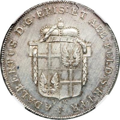 German States - Fulda. 1/2 Taler, 1796