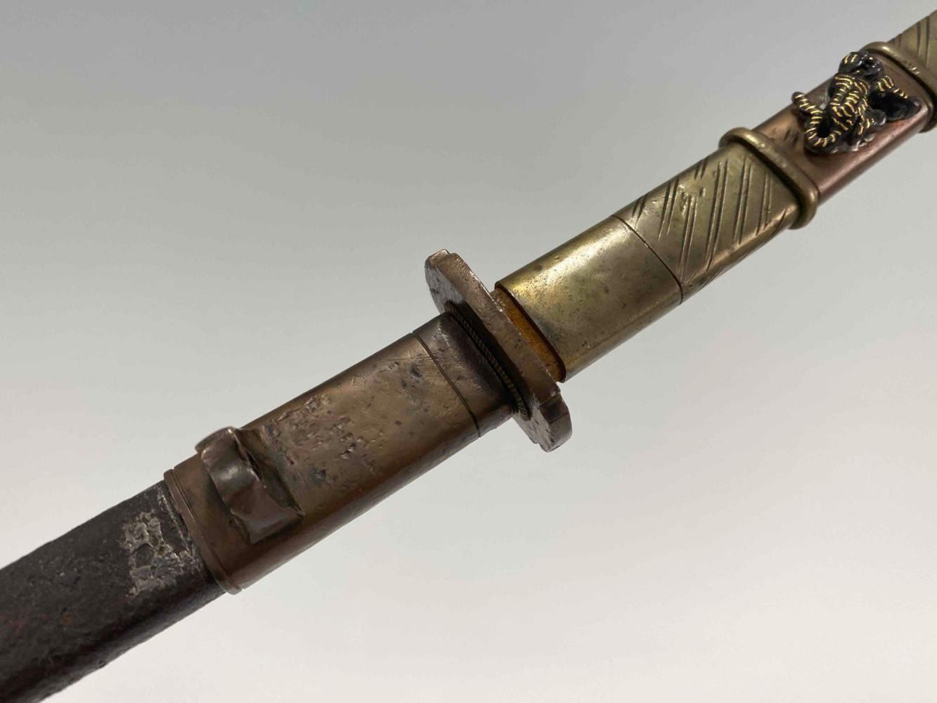 Antique Japanese Tekkan Samurai Sword