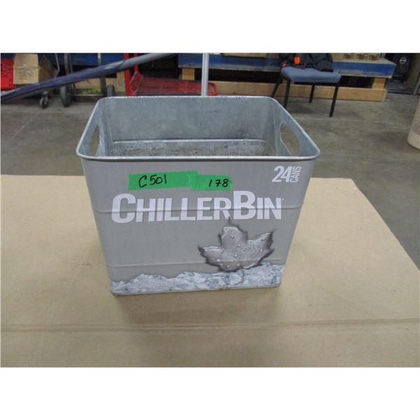 GREY METAL CHILLER BIN