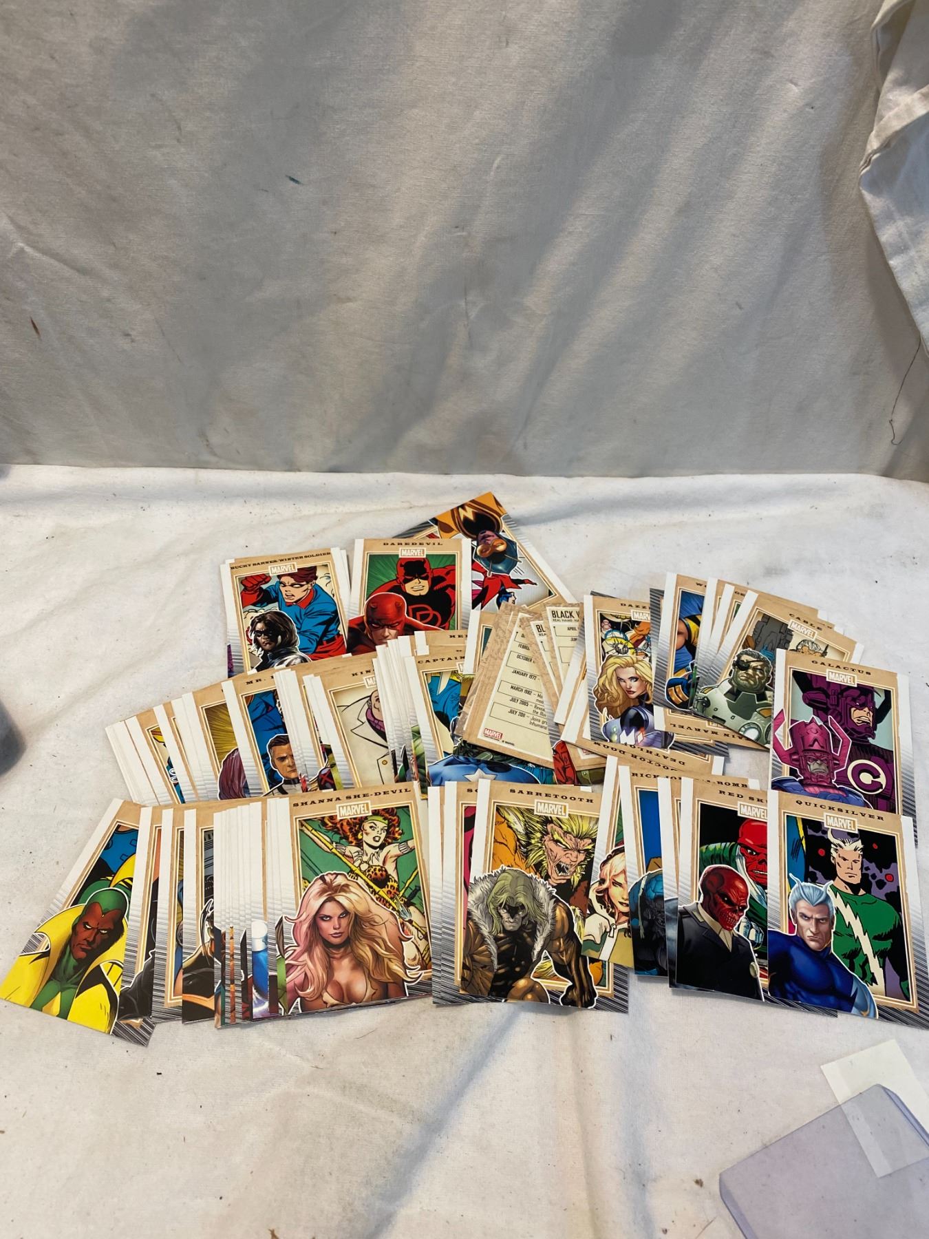 Marvel collector cards