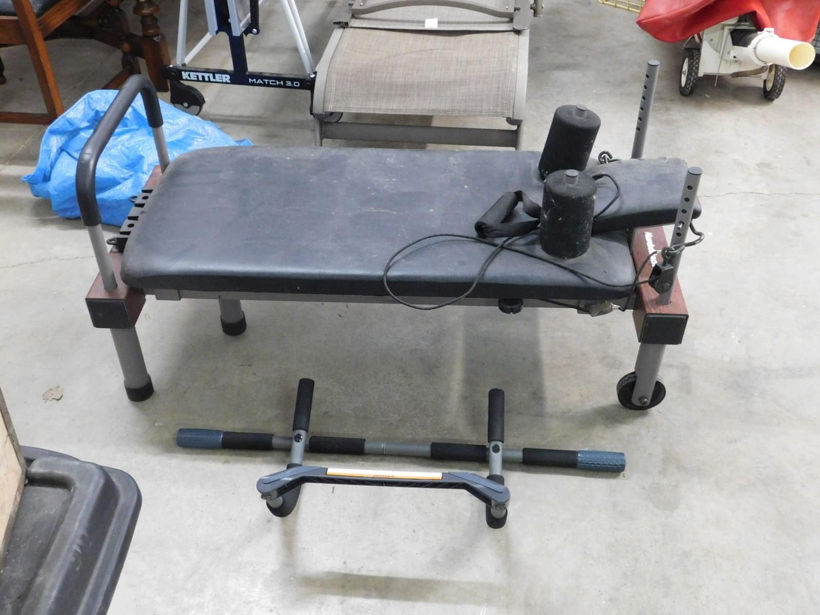 NordiTrack Pilates Bench System and Pull-Up Bar Exercise Equipment