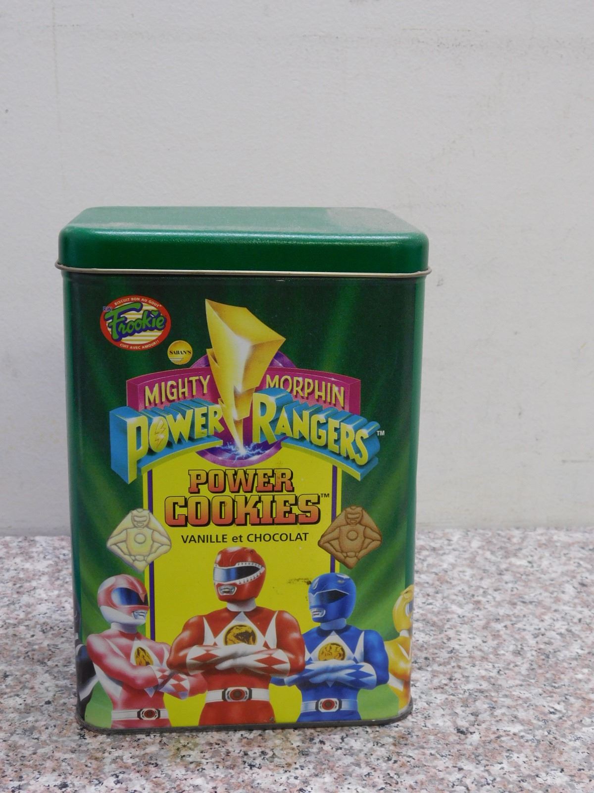 Vintage Power Rangers Cookie Tin